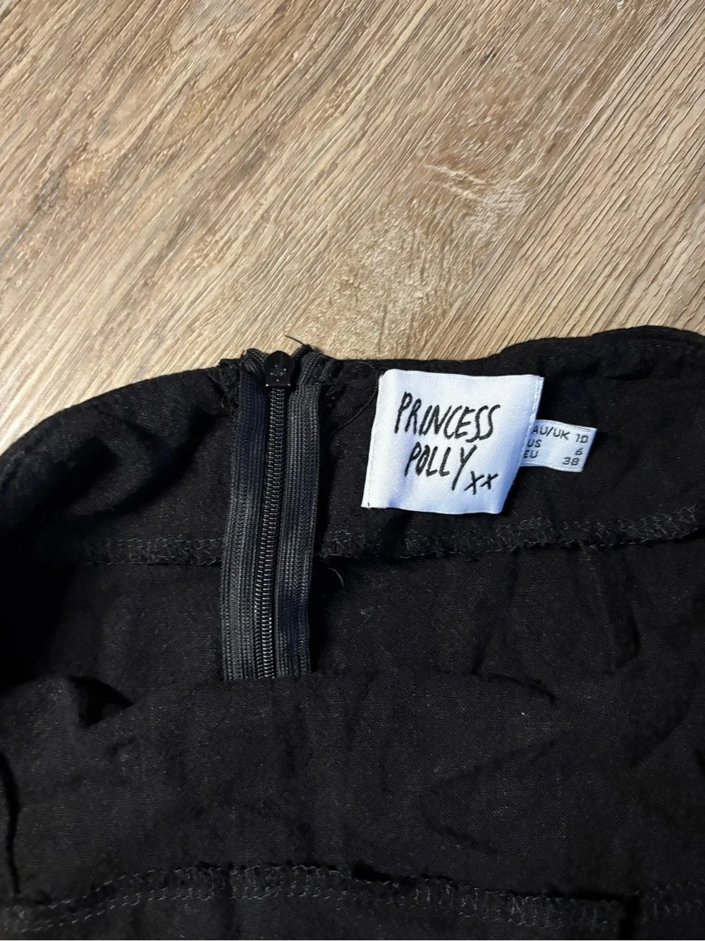 Princess Polly | Skirts | Princess Polly Black Mini Skirt | Poshmark